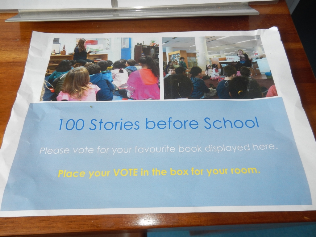 vote for your favourite book - 100 Stories Before School